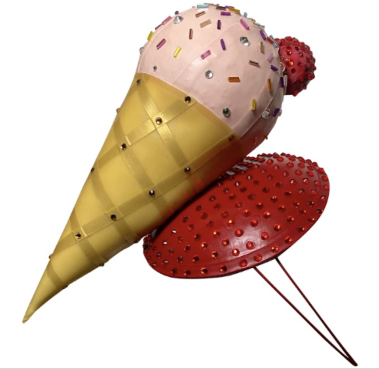 Ice Cream Cone Fascinator - Vex Rentals